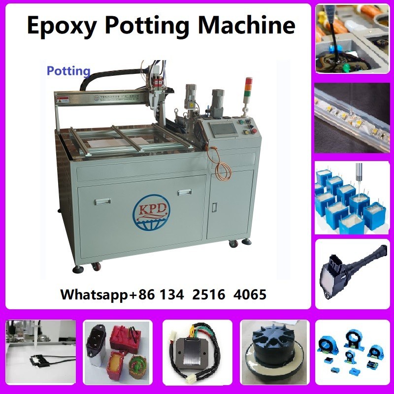 2k epoxy potting machine for DC-DC Convertors, PCB Protection, LED ...